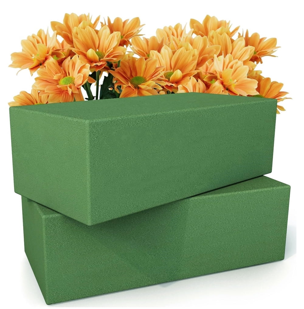 QZS 2Pack Premium Floral Foam Material Bricks,Florist Flower Foam ...
