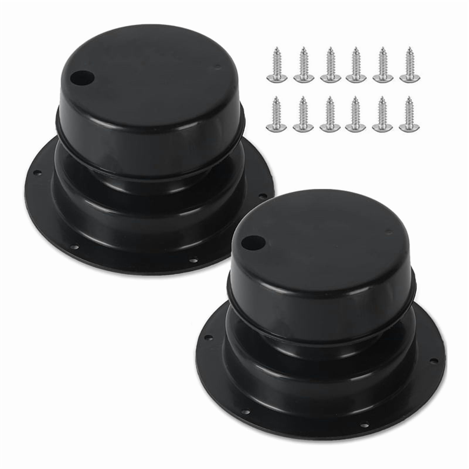 2Pack RV Roof Vent Cover Kits and Screws Vent Cap for RV Trailer Roof ...