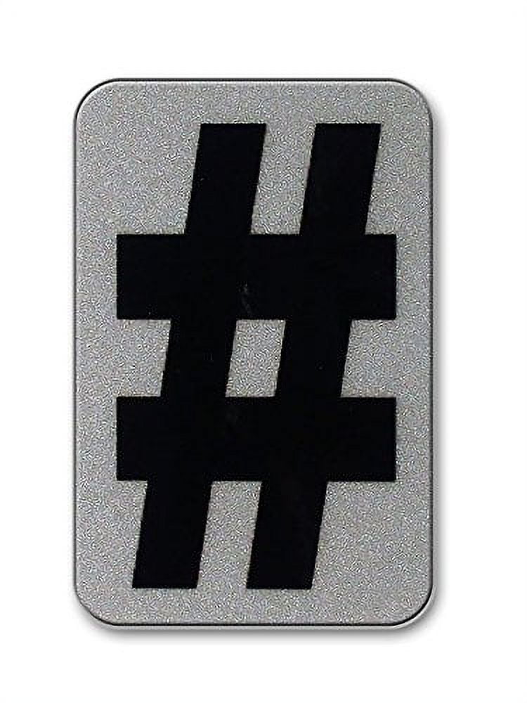 2Pack Reflective Peel & Stick Vinyl Numbers/ Letters/ Symbols (4 inch ...