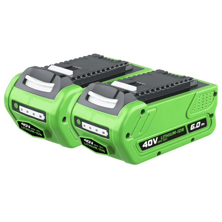 Vanon 2Pack 40V 8.0Ah Lithium Battery, Compatible with Greenworks G-MAX ...