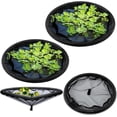 2Pack Round Floating Flora Fish Barrier Floating Island Plant Protector ...
