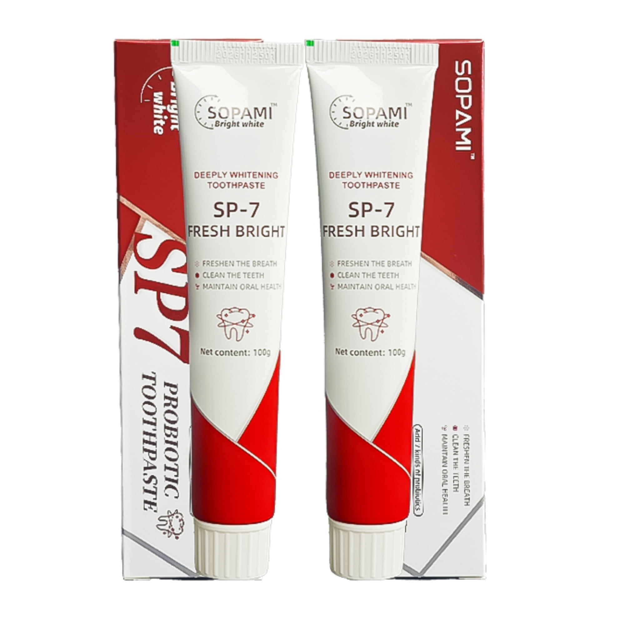 2Pack SP-7 Toothpaste, Sp-7 Probiotics Whitening Toothpaste, Ultra ...