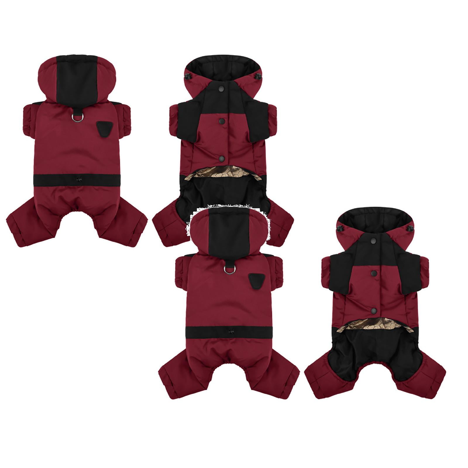 2Pack Sale Countdown! Small Winter Coat With Hood 4 Legs Covered Winter ...