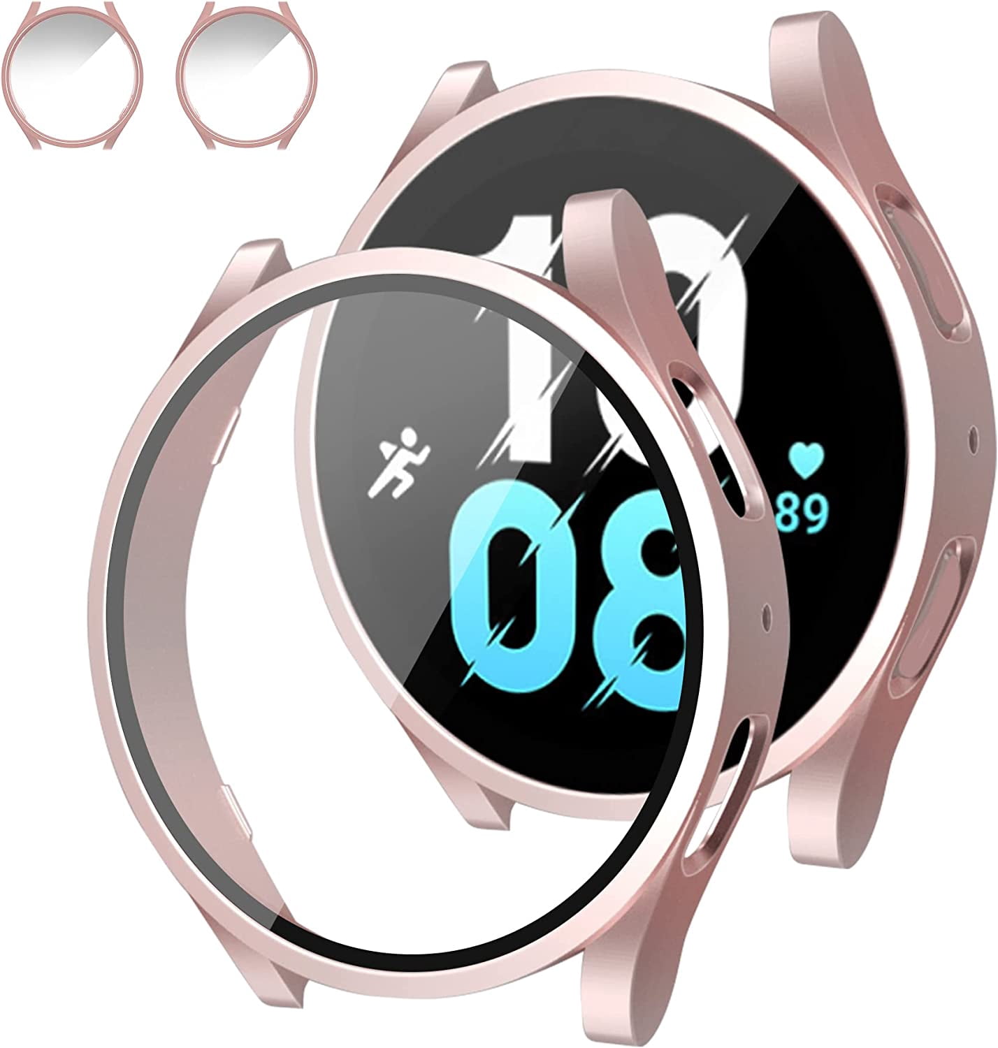 [2Pack] for Samsung Galaxy Watch 5 2022 & 4 2021 Screen Protector Case ...