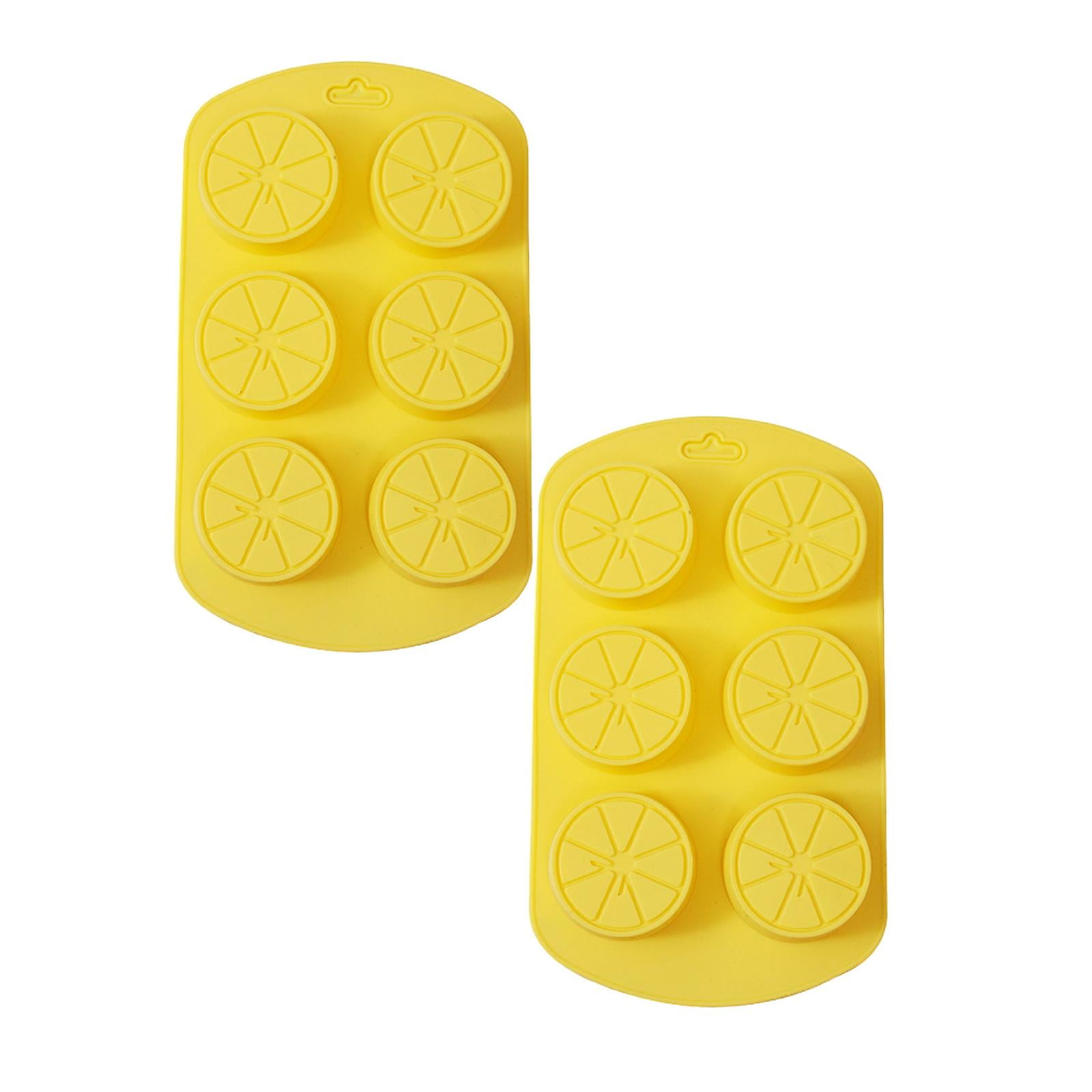 2Pack Silicone Fruit Shaped Ice Tray 1 Piece Suitable For Refrigerators ...