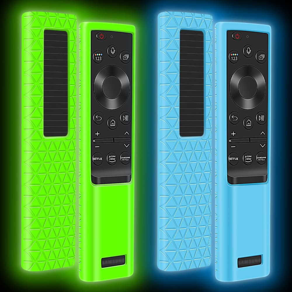 [2Pack] Silicone Protective Case for Samsung Smart TV Solar Cell Remote ...
