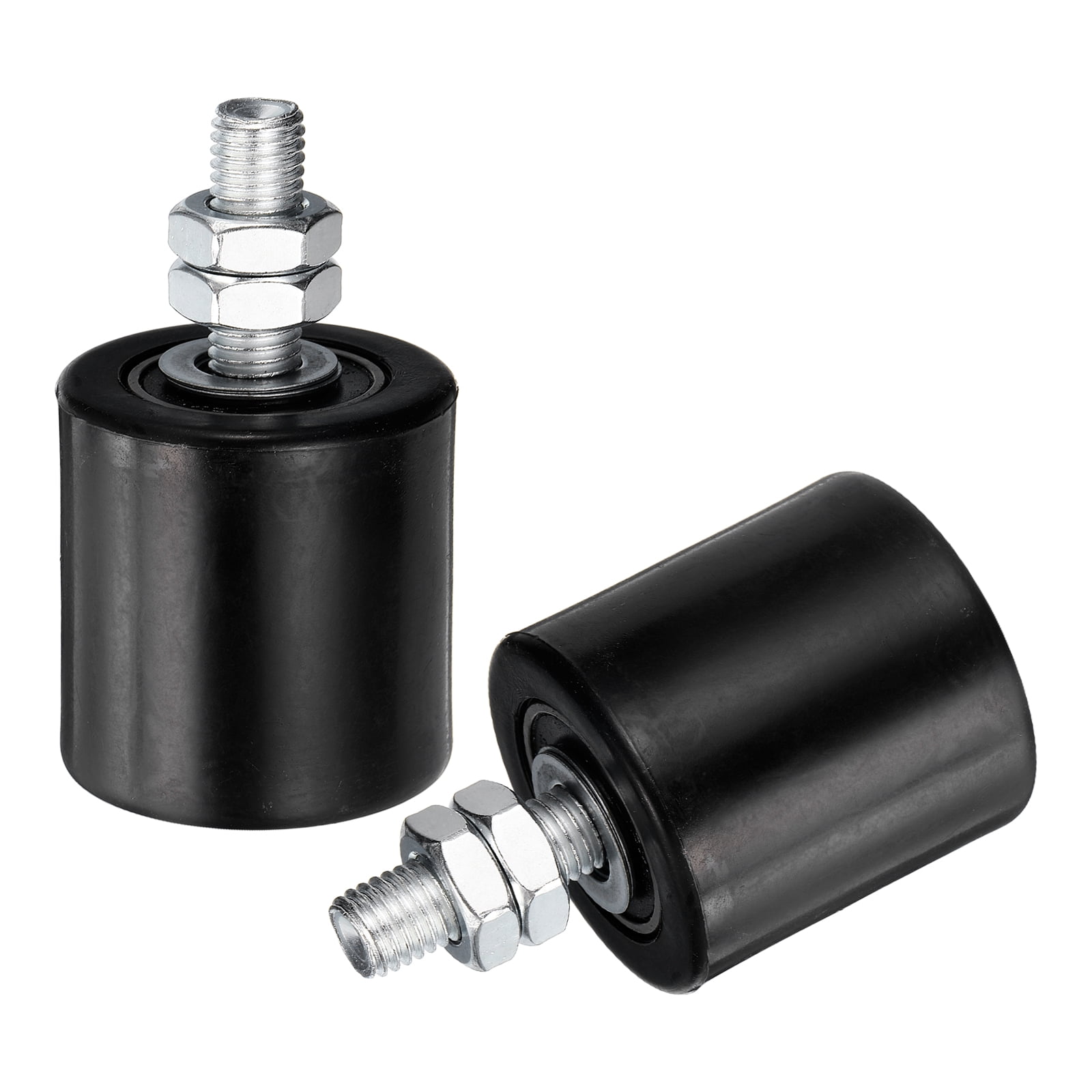 2Pack Slide Gate Guide Roller, 2" Nylon Rollers Gate Support Assembly ...