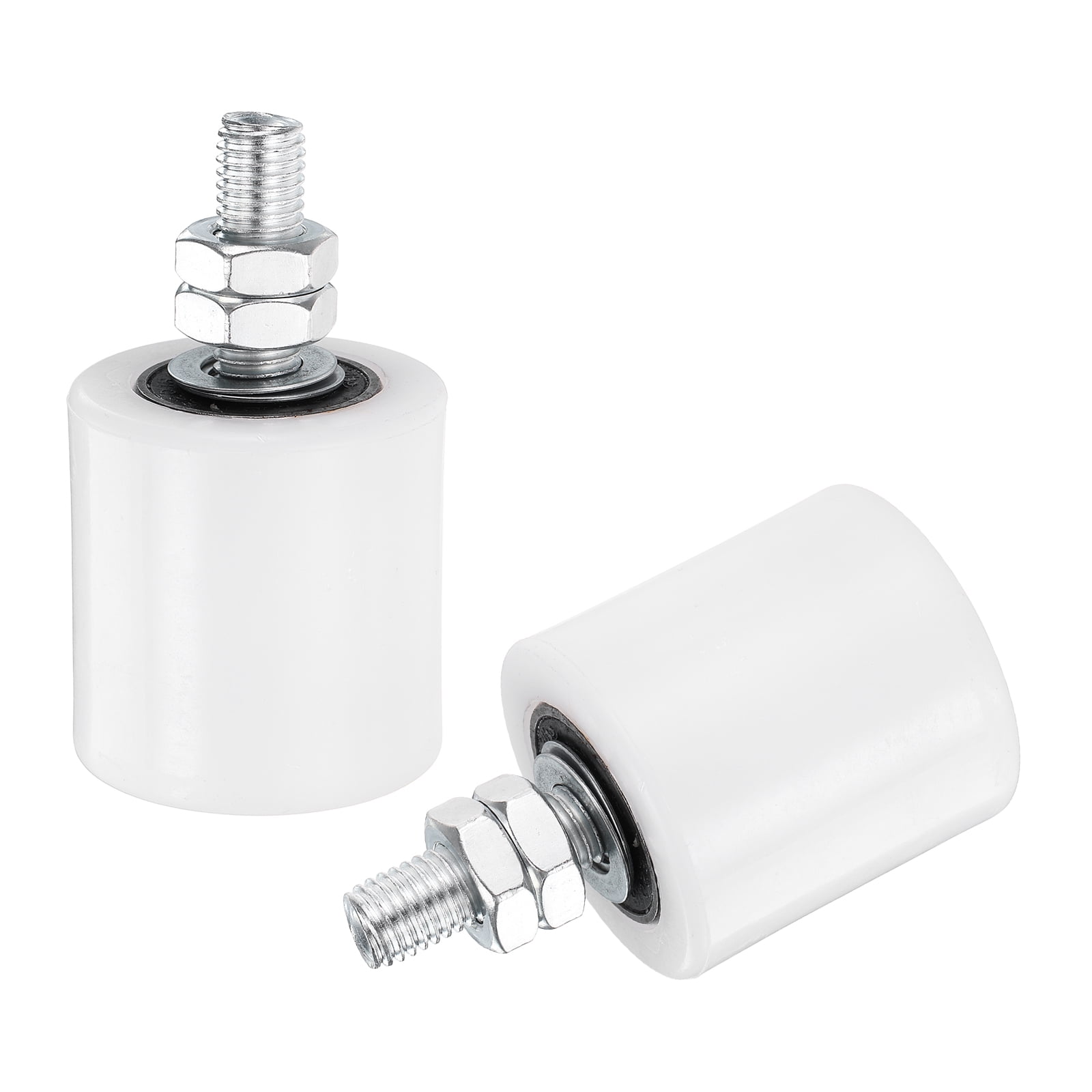 2Pack Slide Gate Guide Roller, 2" Nylon Rollers Gate Support Assembly ...