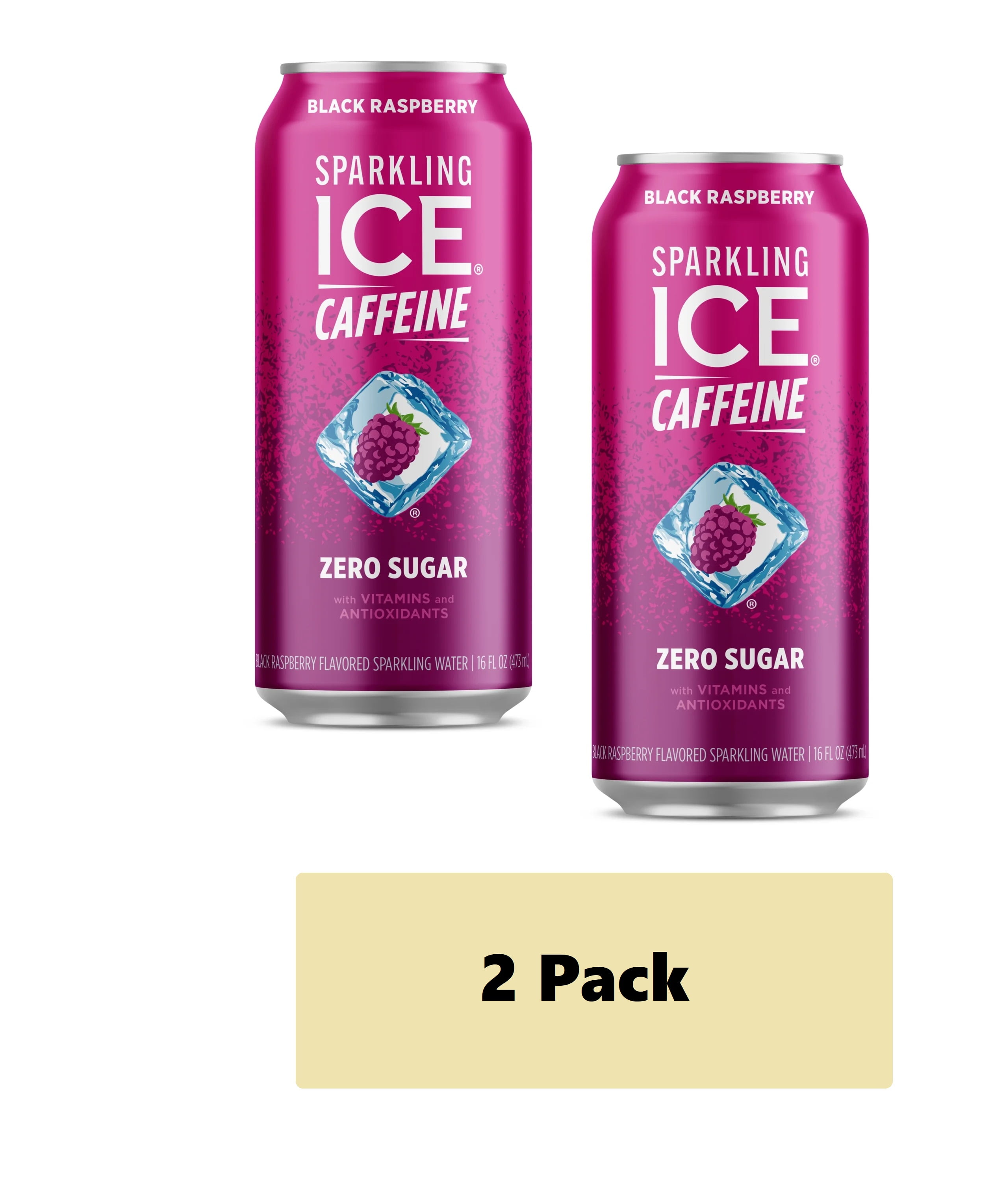 (2Pack) Sparkling Ice® +Caffeine Naturally Flavored Sparkling Water ...