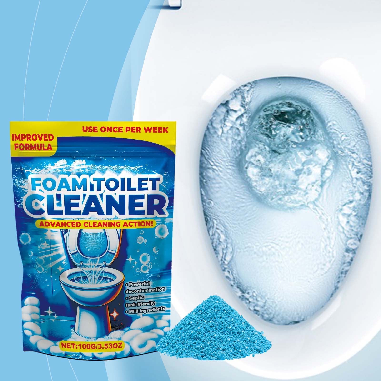 2Pack Splash Foam Toilet Cleaner - Splash Toilet Cleaner, Self ...