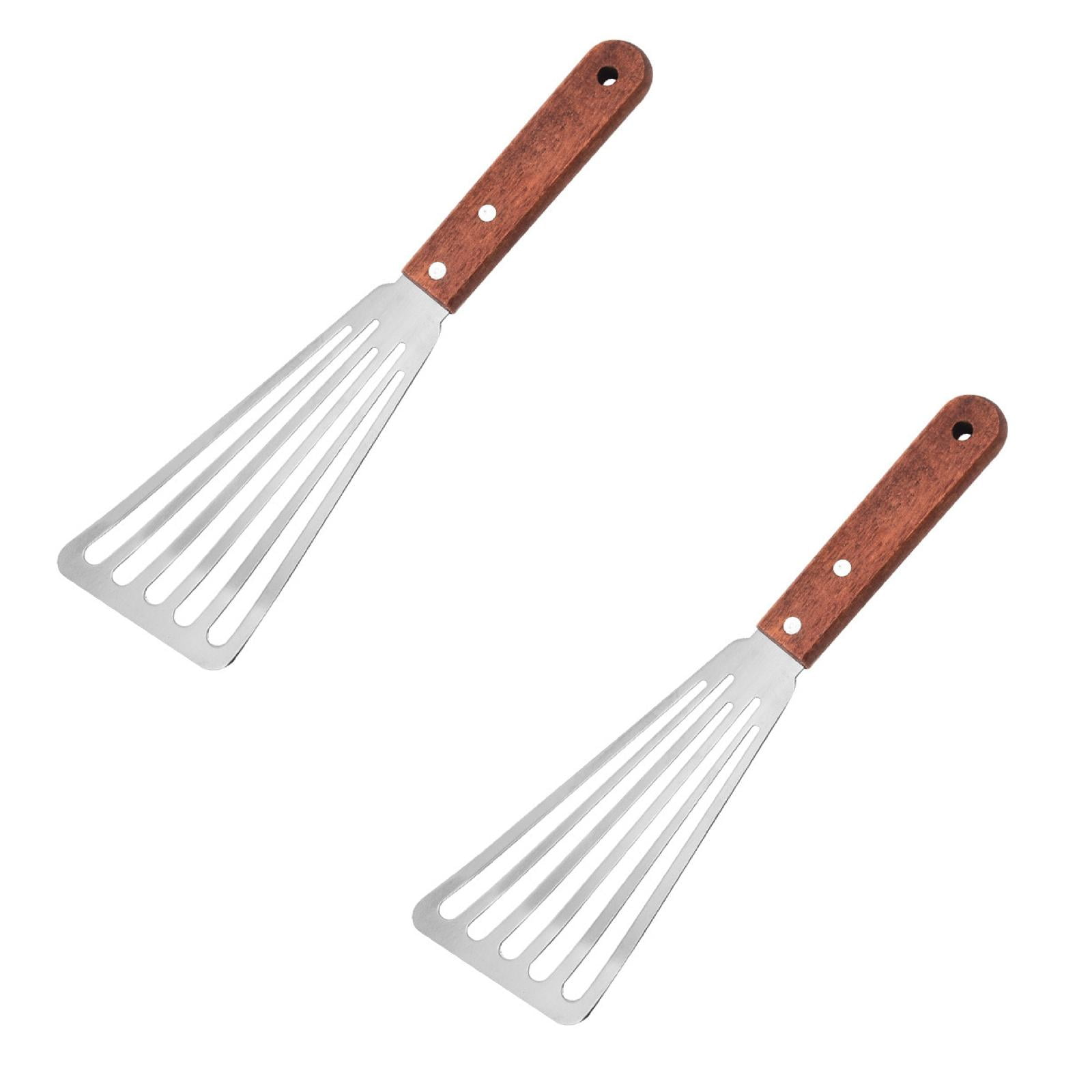 2Pack Stainless Steel Fried Fish Shovel Steak Cooking Spatula Leak ...