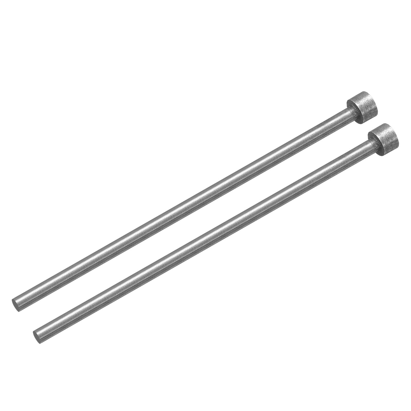 2Pack Straight Ejector Pins, 3.5mm (9/64") Dia. 65Mn Steel Round Tip ...