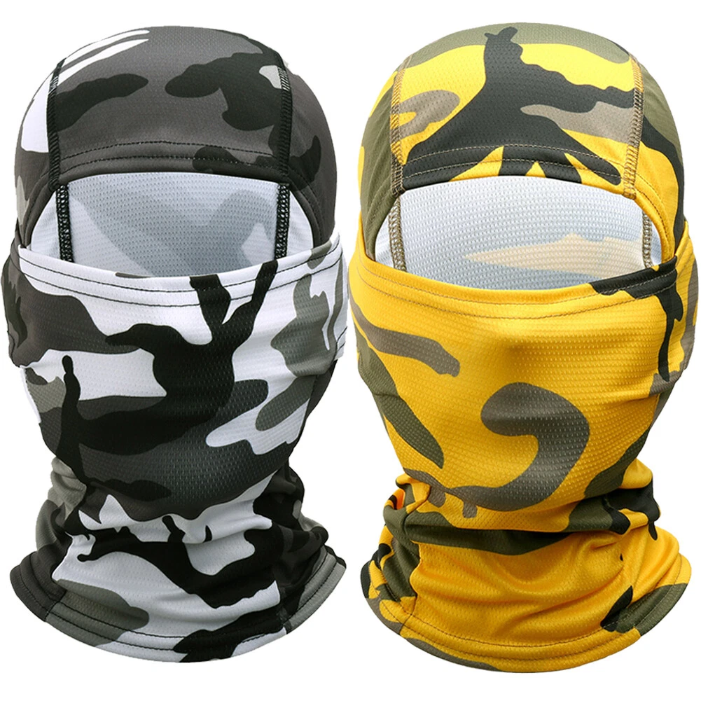 2Pack Tactical Military Balaclava Men Women Sun Hood Hunting Full Face ...