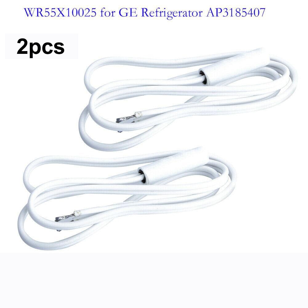 2Pack Temperature Sensor Thermister WR55X10025 for GE Refrigerator ...