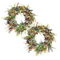 2Pack Texas Wildflower Wreath Spring And Summer Plastic Wreath Home ...
