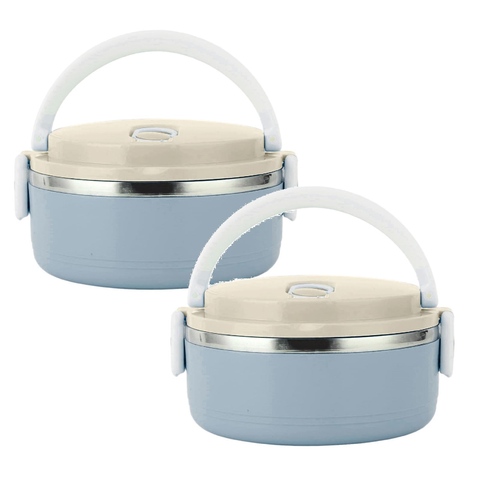 2Pack Thermal Food Thermal Lunch Stackable Hot Food Insulated Stainless ...