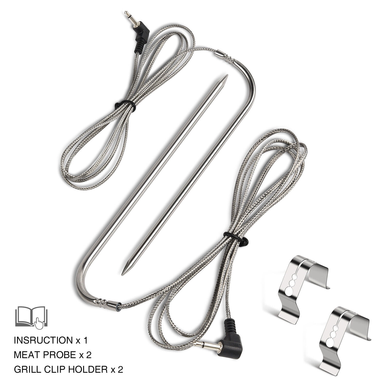 2Pack Thermometer Hybrid Probe Replacement for Digital Cooking Food ...