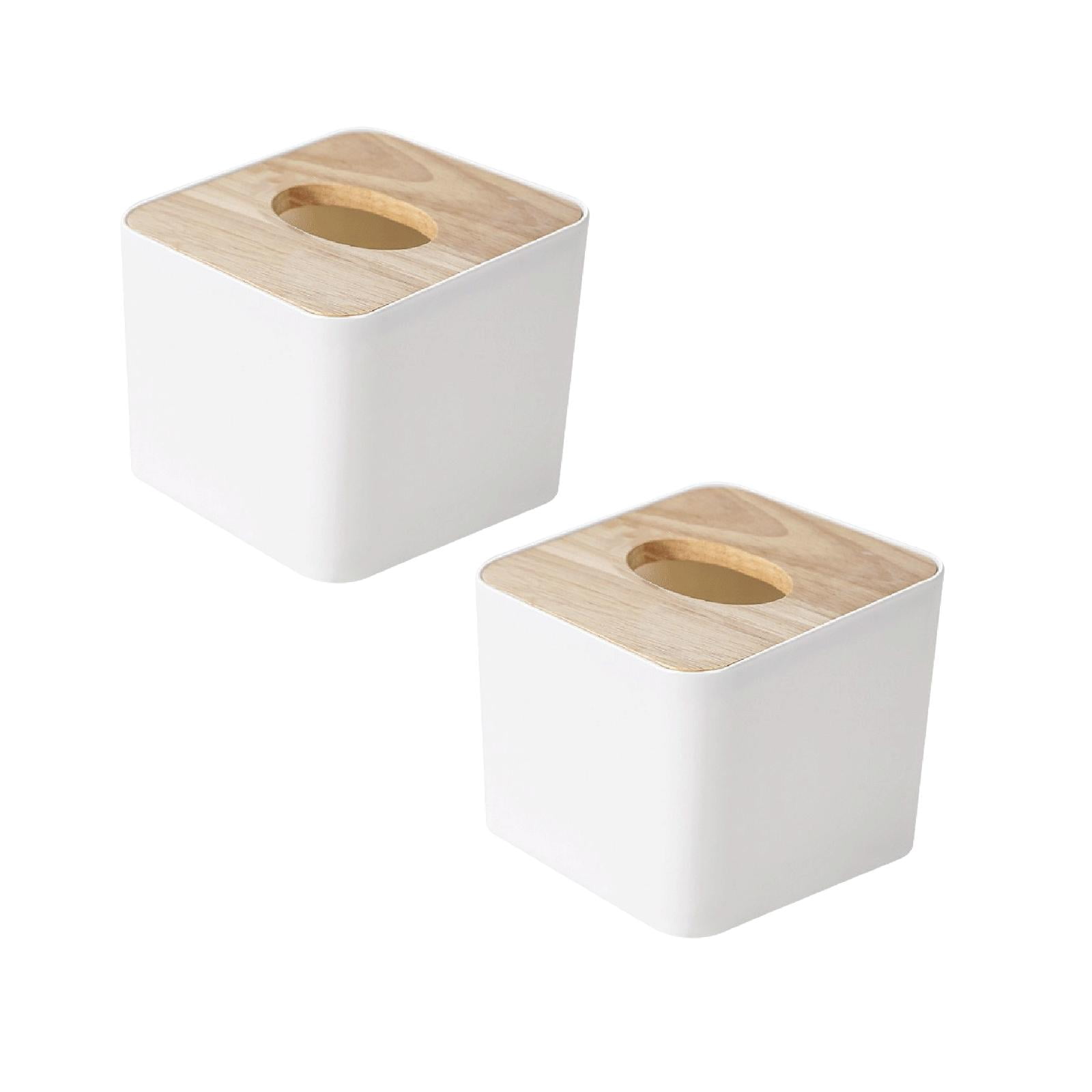 2Pack Tissue Cover Tissue Holder For Tissues And Disposable Face Towel ...