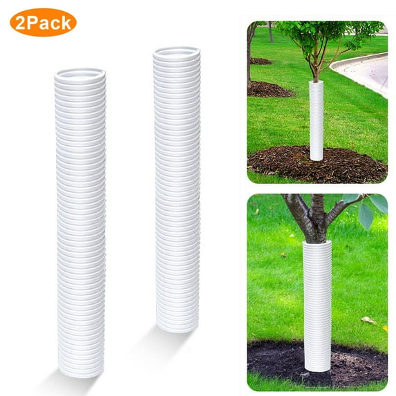 2Pack Tree Trunk Protectors, Sleeve Plant Guard Tube Wraps to Protect ...