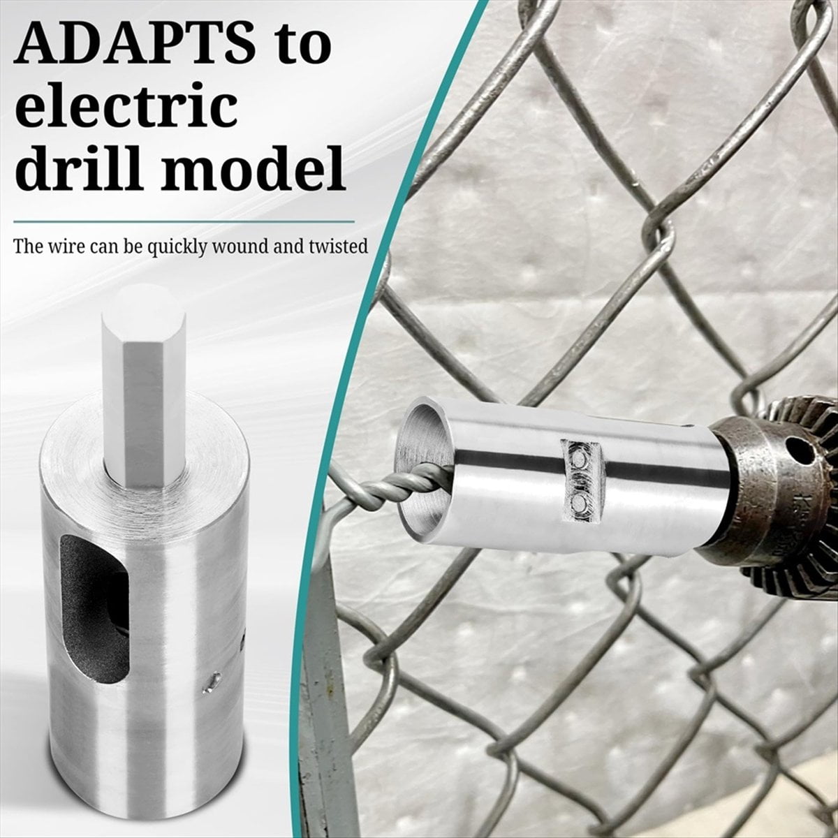 2Pack Twist Ties Tool for 9 Gauge Drill Chuck,High-Tensile Wire Easy ...