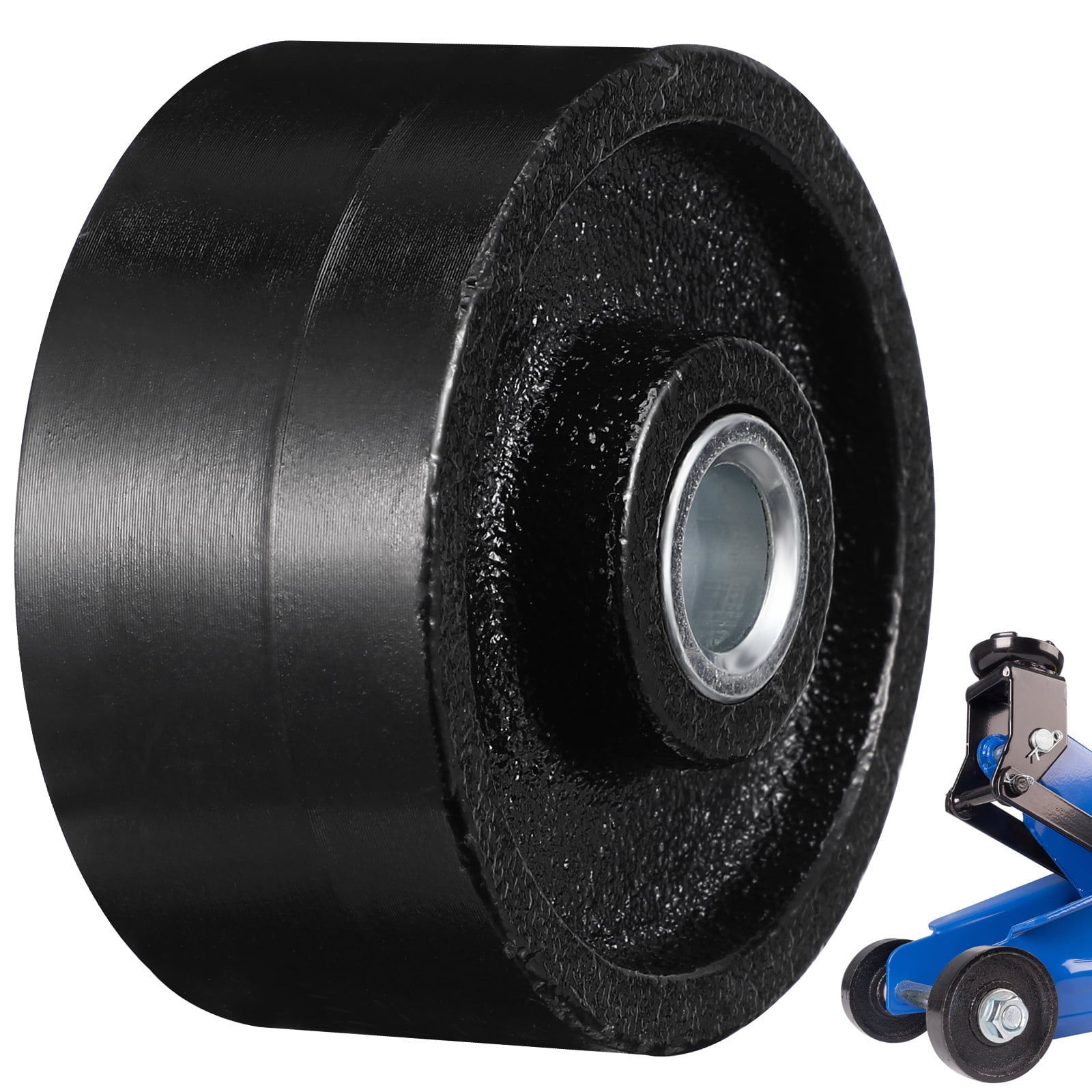 2Pack Universal Front Wheel for Hydraulic Jack - Heavy Duty Replacement ...