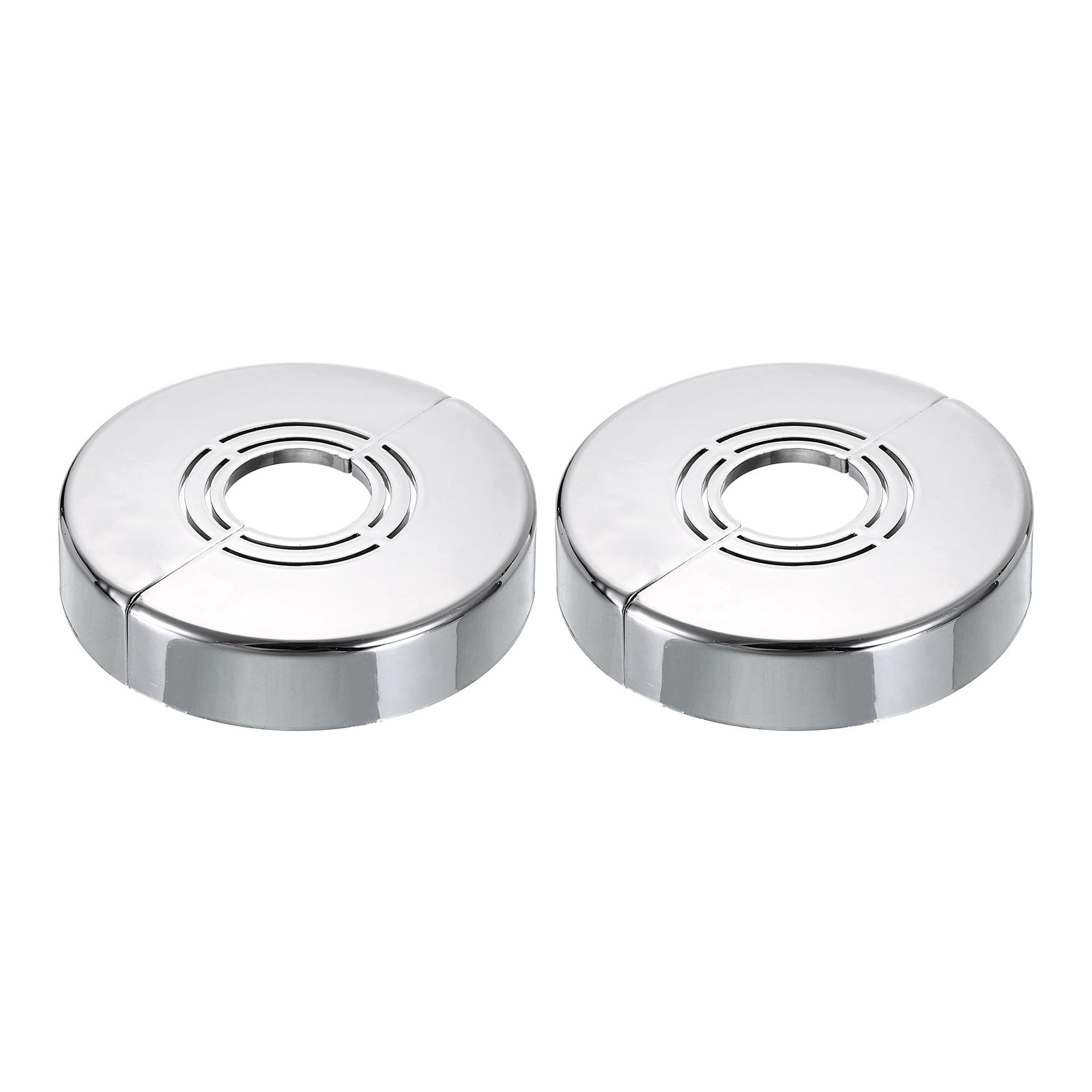 2Pack Wall Split Flanges, 0.59" Thick Cuttable Escutcheon Plate, Silver ...