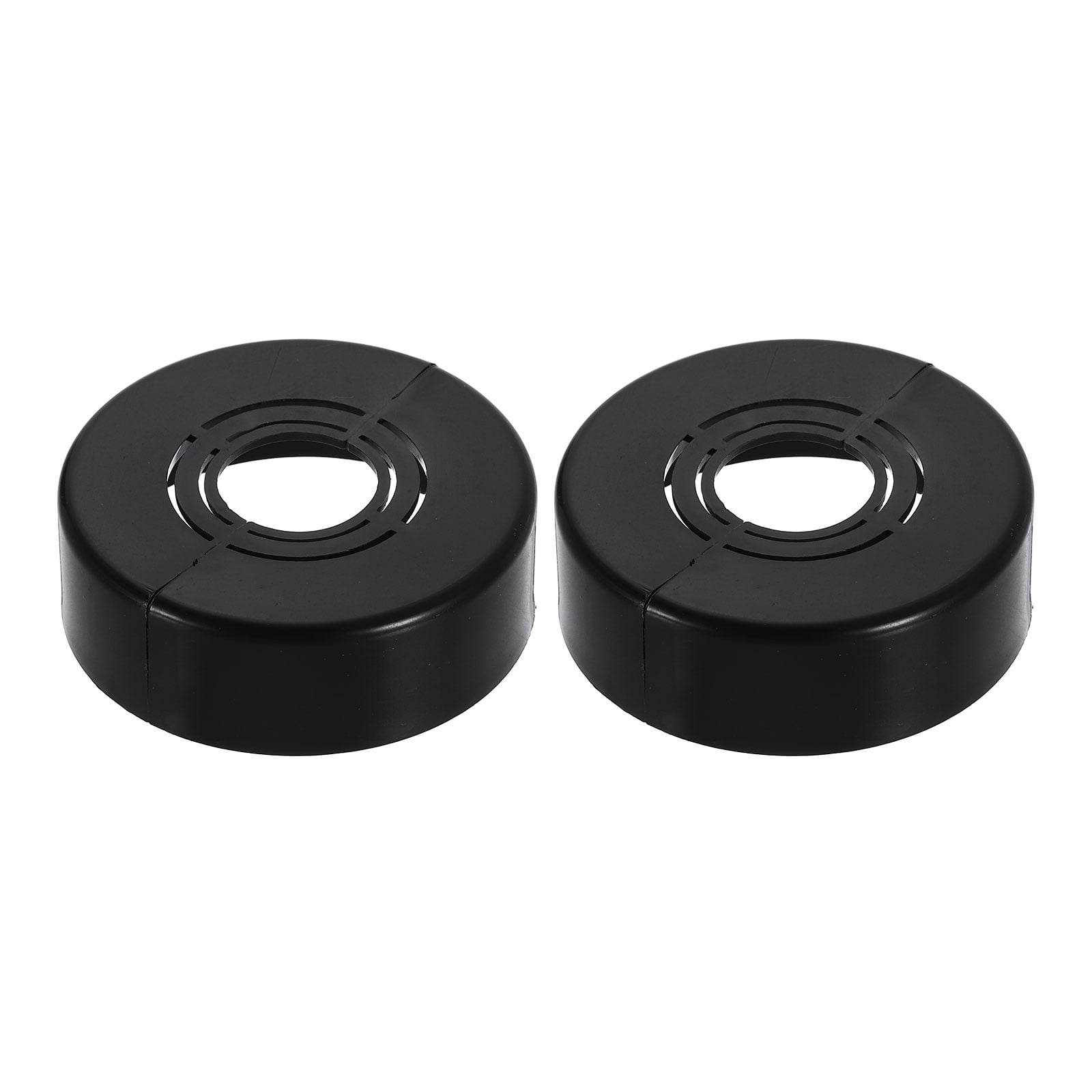 2Pack Wall Split Flanges, 0.79" Thick Cuttable Escutcheon Plate, Black ...