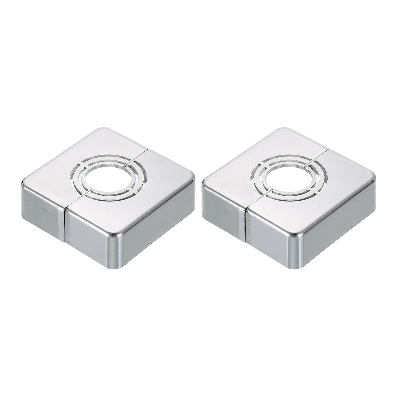 2Pack Wall Split Flanges, 0.79" Thick Square Cuttable Escutcheon Plate ...