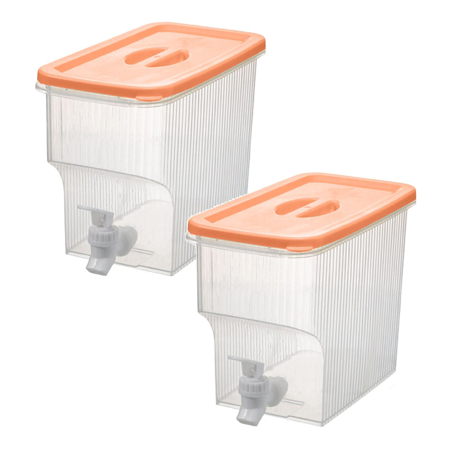 2Pack Water Dispenser With Spigot 1 Gallon Leak Proof Plastic Drink ...