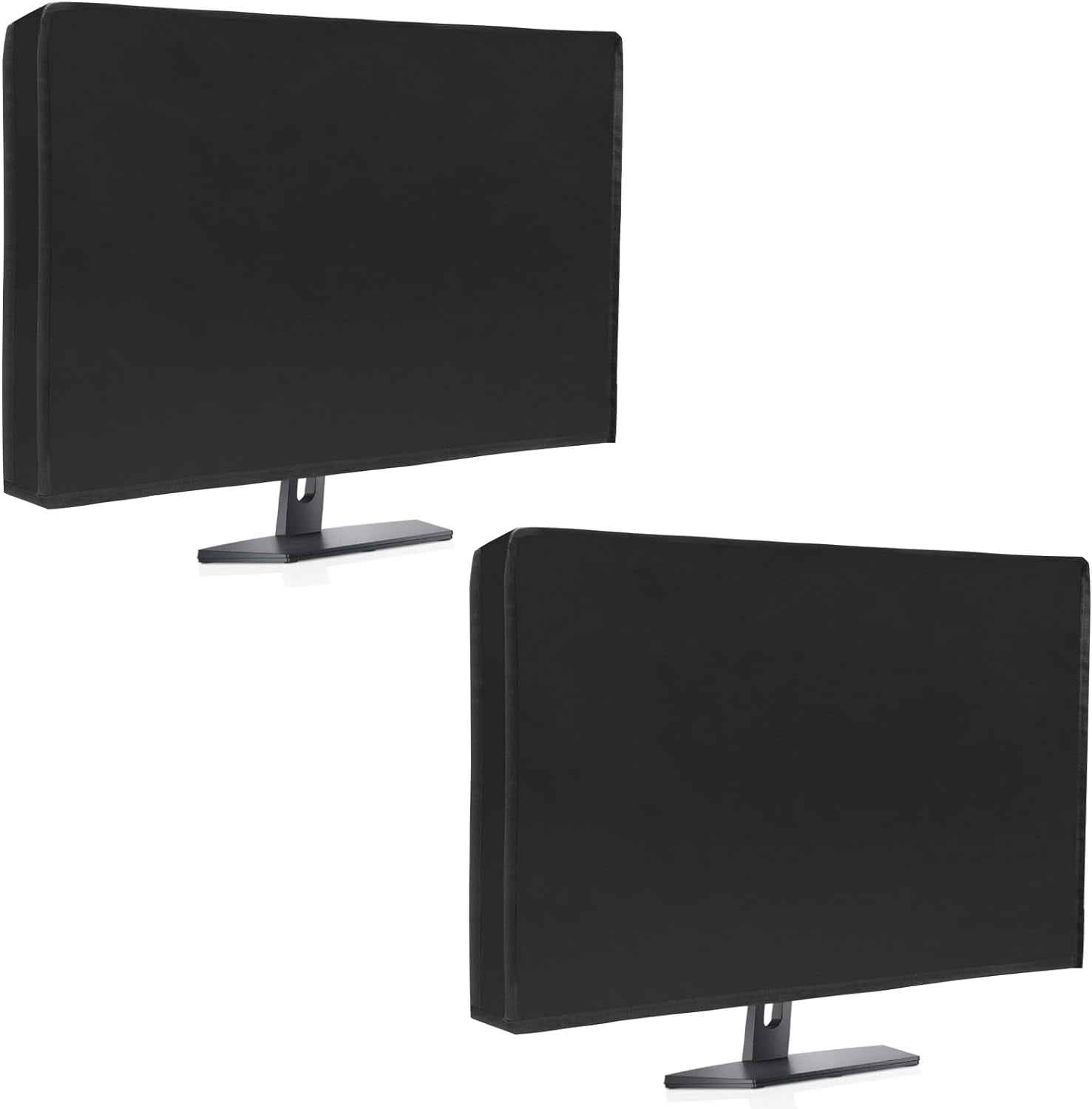 2Pack Waterproof Computer Monitor Dust Cover, Full Body Cover for ...