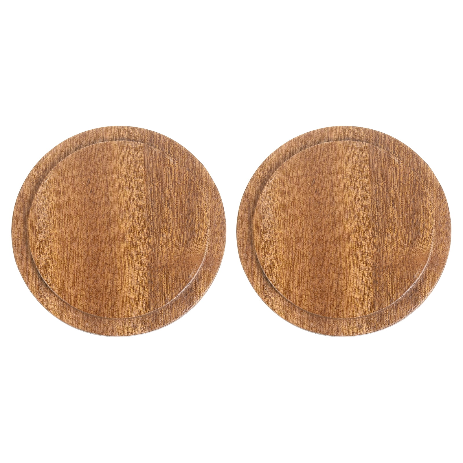 2Pack Wooden Cup Lid 3.58 Inch, Wooden Coffee Mug Lids Bamboo Tea Glass ...