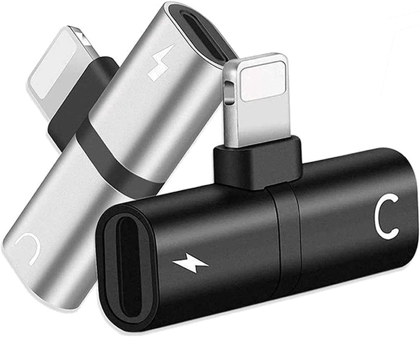 2Pack Adapter Splitter Compatible with iPhone , Headphone Adapter ...