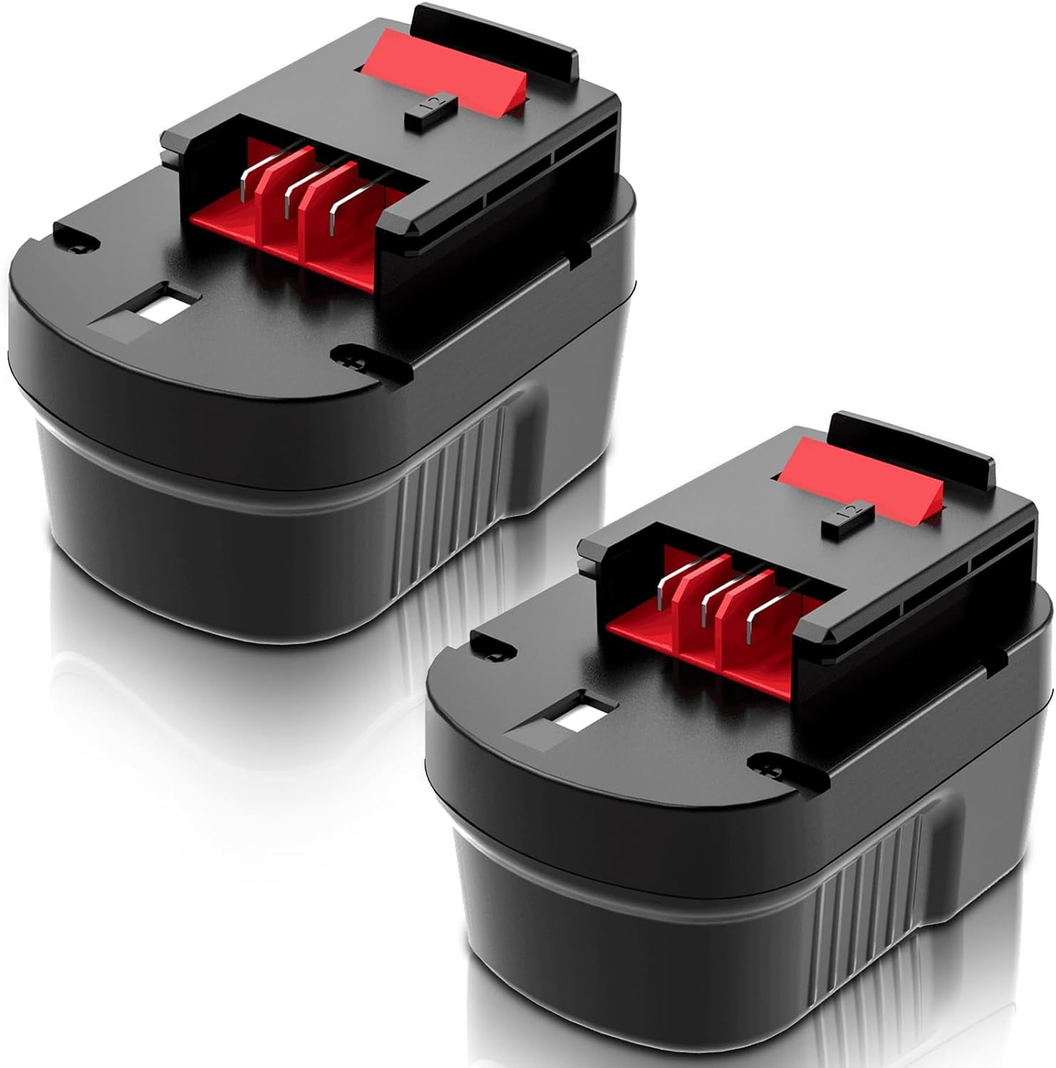 2Packs 12V 3600mAh NI-MH Battery Replacement for Black and Decker HBP12 ...