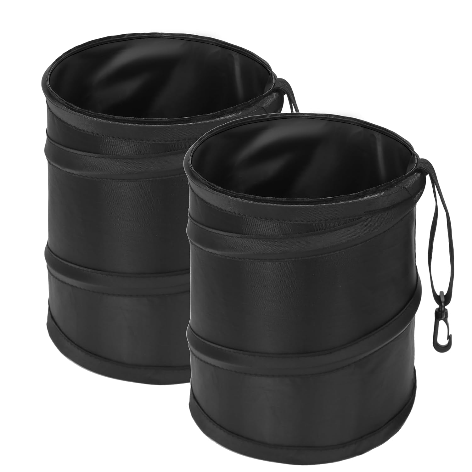 2Packs 2 Gallons New Leakproof Car Trash Can, Compact Trash Can Pop-up ...