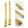 2Packs Back Scratcher Relief Itchy Compact Bamboo Wood Long ...