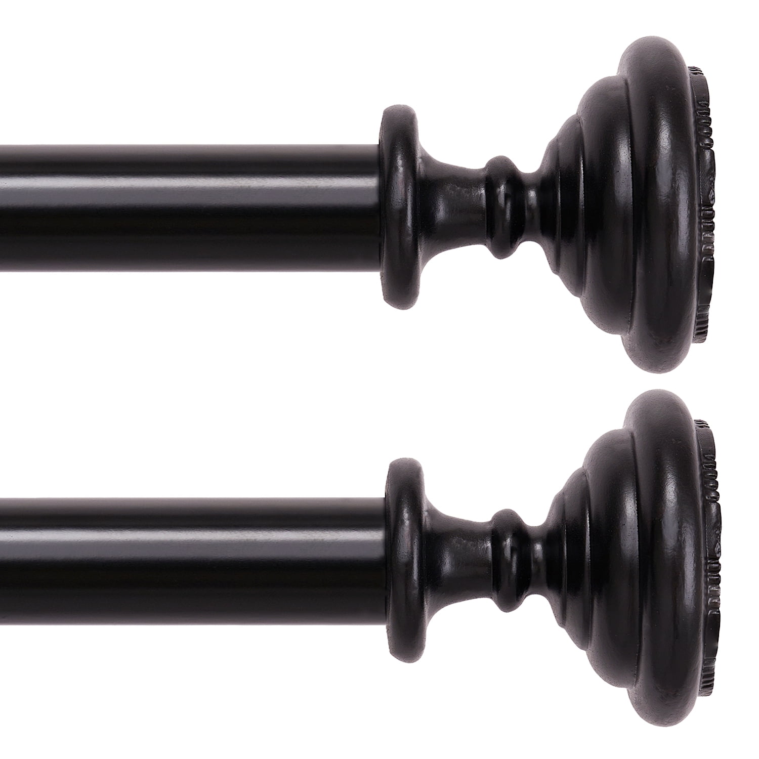 2Packs Curtain Rod 1inch Diameter Adjustable Window 2Packs Curtain Rods ...