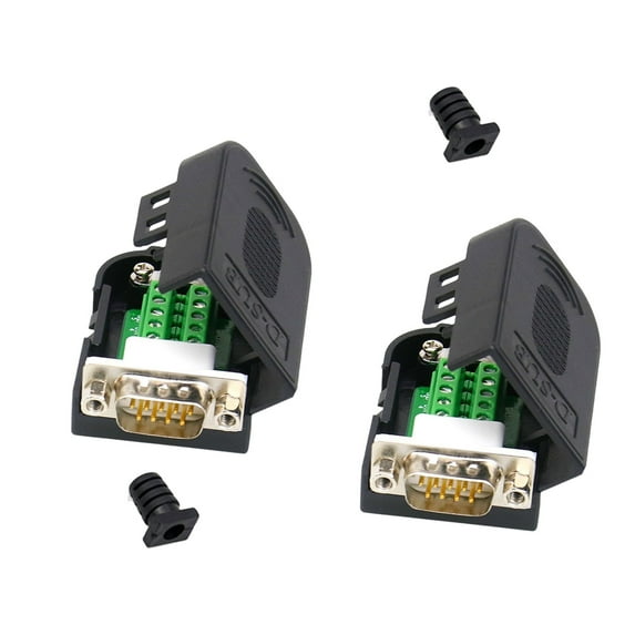 2pcs 9Pin RS232 Adapters Easy Installation for Tax Machines and Digital ...