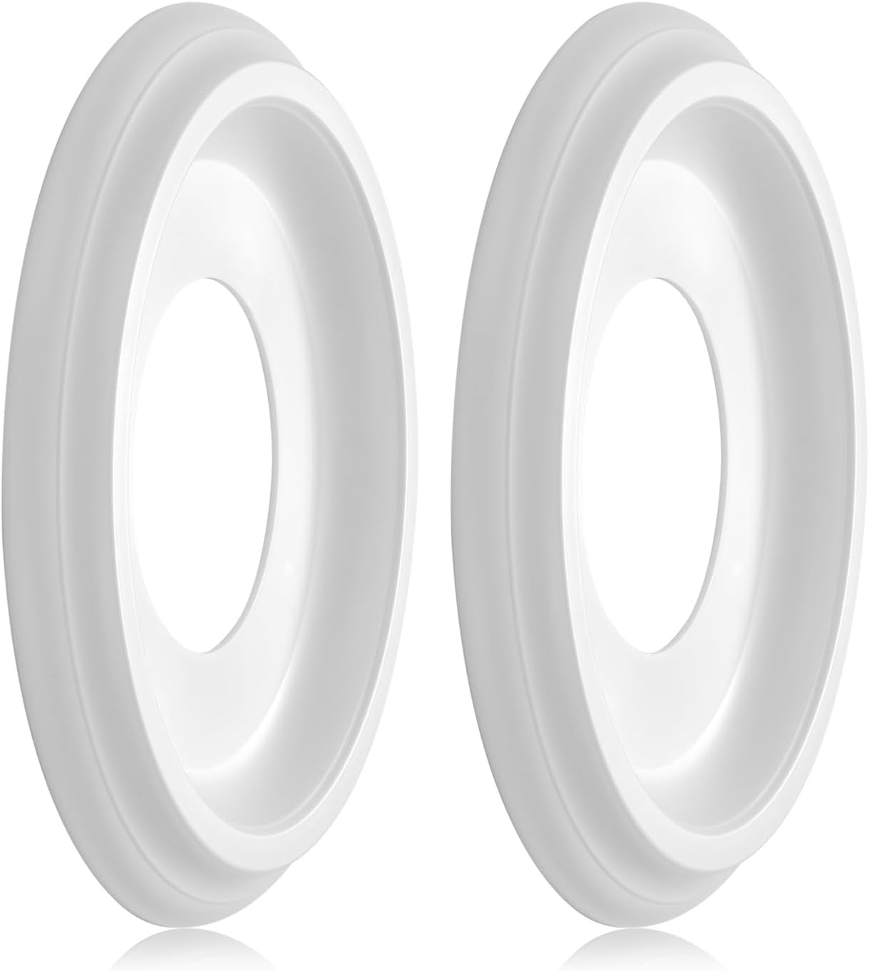 2Packs Molded Nylon Ceiling Medallion for Light Fixtures and Ceiling Fa ...