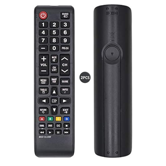 2Packs New Replacement Remote BN59-01199F for Samsung Smart LCD/LED TV ...