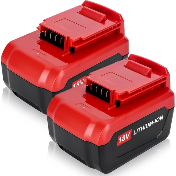2Packs Replacement for Porter Cable 18V 6.0Ah Battery Lithium PC18BLX ...