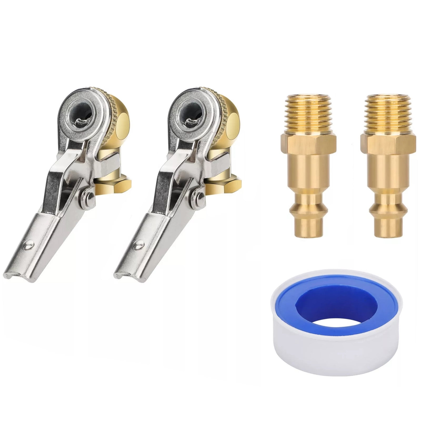 2Packs Schrader Valve Air Chuck for Bikes, Motorcycles, Cars, Buses ...