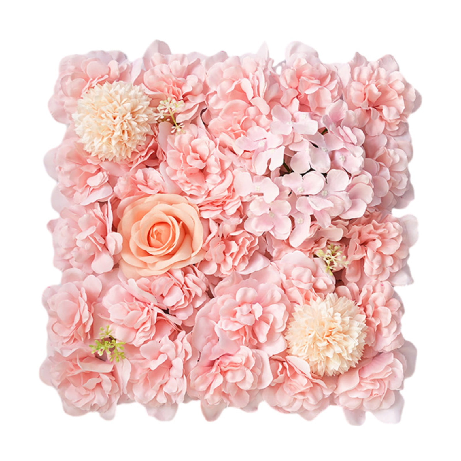 2Packs Silk Flower Wall Panels Backdrop 15 * 15inch- Wedding Wall DIY ...