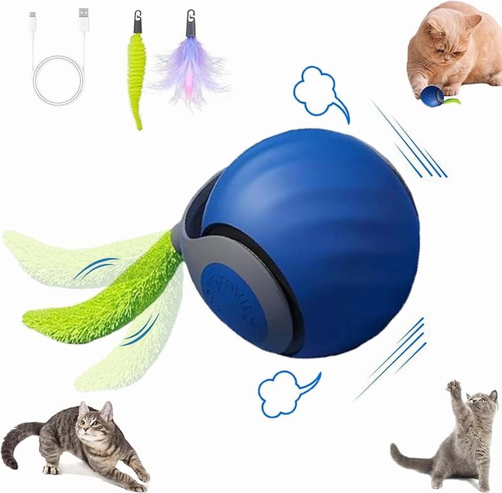 2Packs Speedy 2.0 Tail Cat Toys for Bored Indoor Adult Cats,2025 New ...