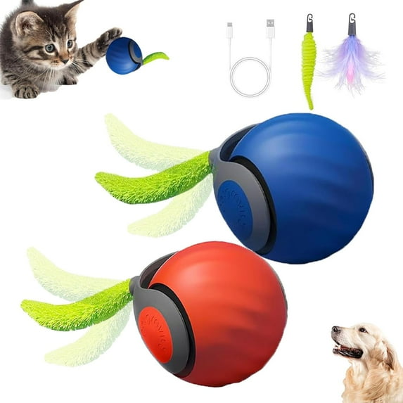 2Packs Speedy 2.0 Tail Cat Toys for Bored Indoor Adult Cats,2025 New ...
