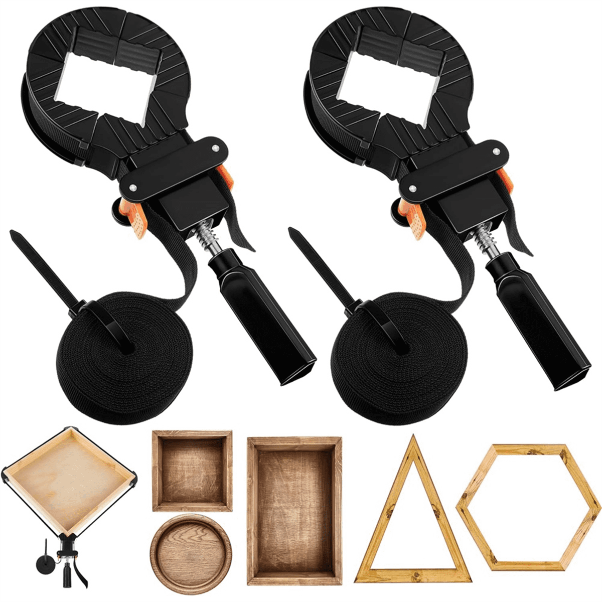 2Packs Strap Clamp for Woodworking, Quick Release Band , Belt ...