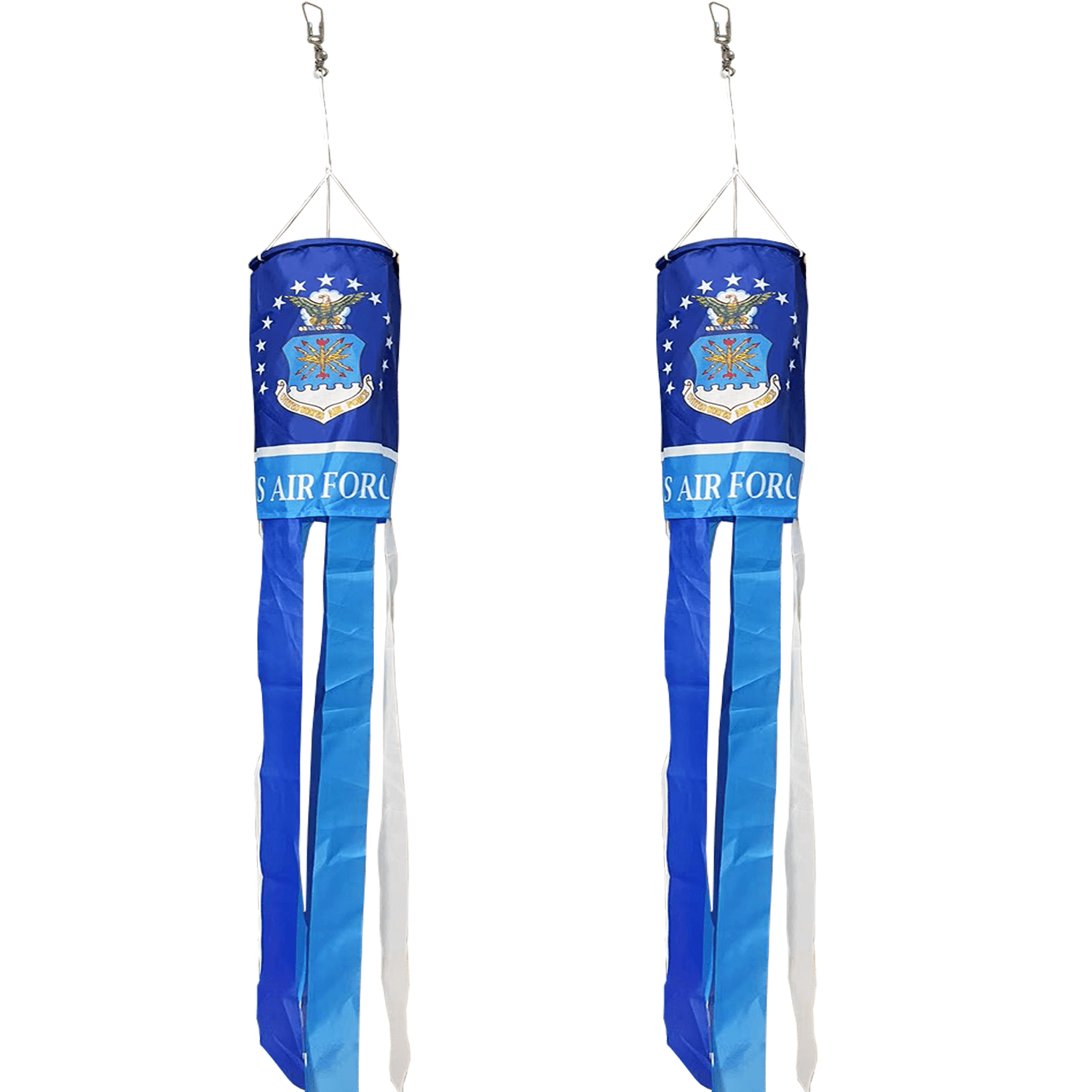 2Packs US AIR FORCE Windsock Flag,Military US AIR FORCE Windsock ...