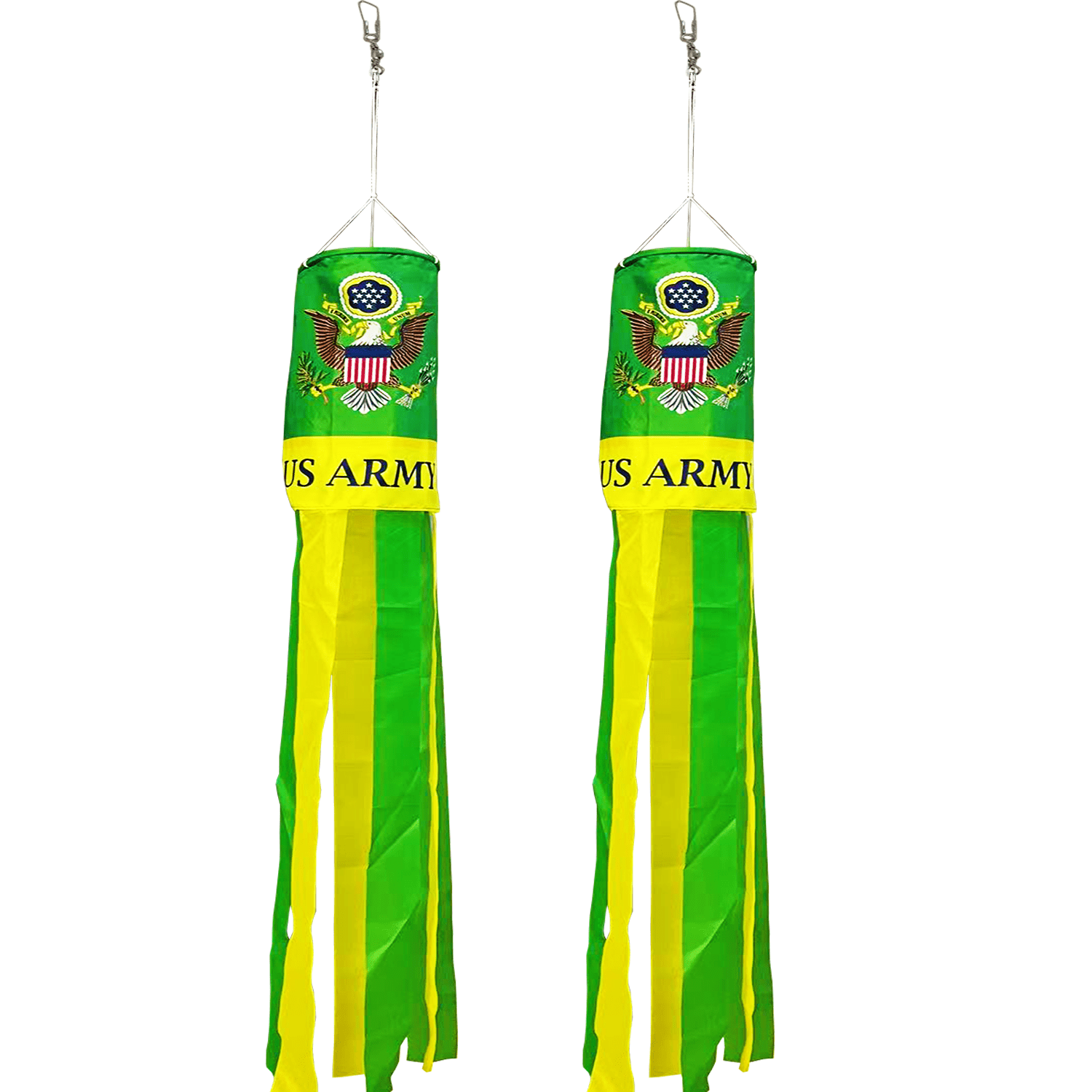 2Packs US ARMY Windsock Flag,Military US ARMY Windsock Bunting For ...