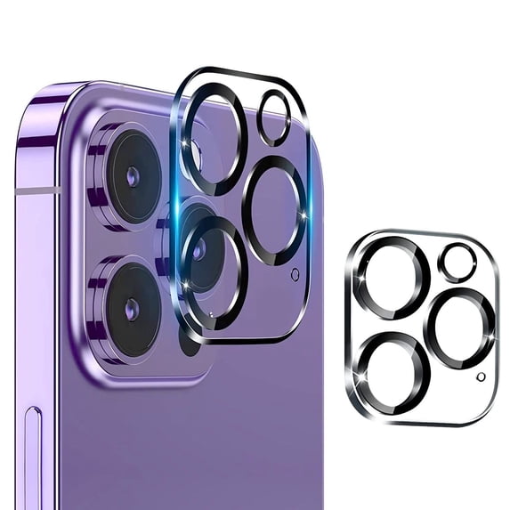 2Packs Ultra HD Camera Lens Protectors 9H Hardness Tempered Glass ...