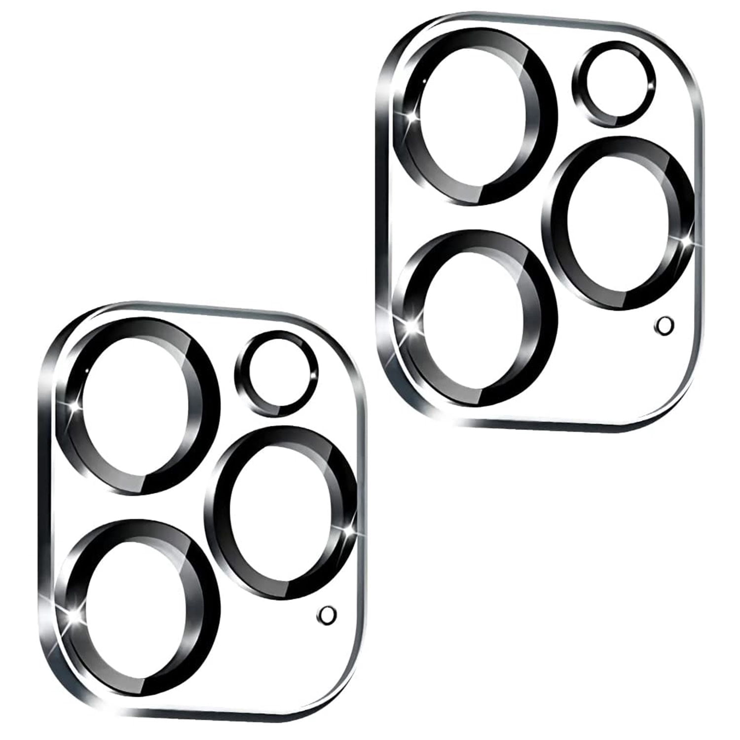 2Packs Ultra HD Camera Lens Protectors 9H Hardness Tempered Glass ...