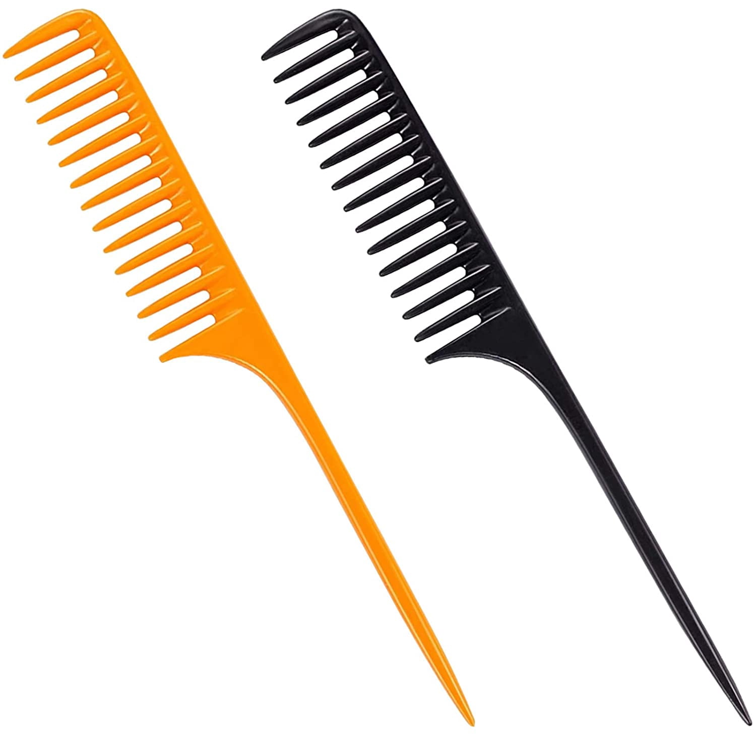 2Packs Wide Tooth Detangling Combs for Curly Hair, Premium Anti-Static ...